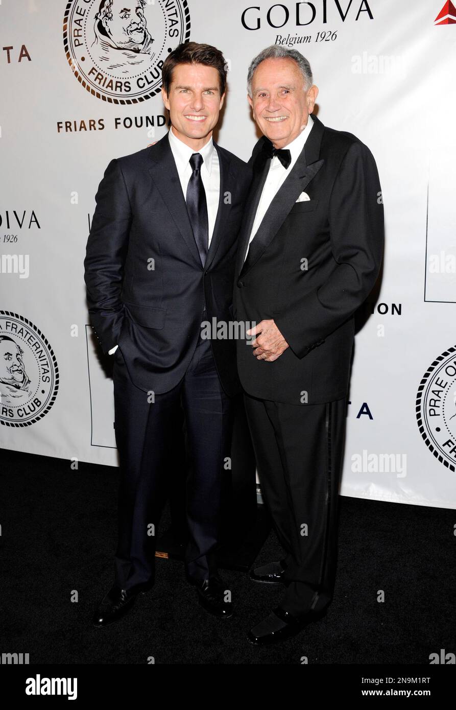 Actor Tom Cruise and Ambassador Joseph Zappala, Chairman The Friars ...