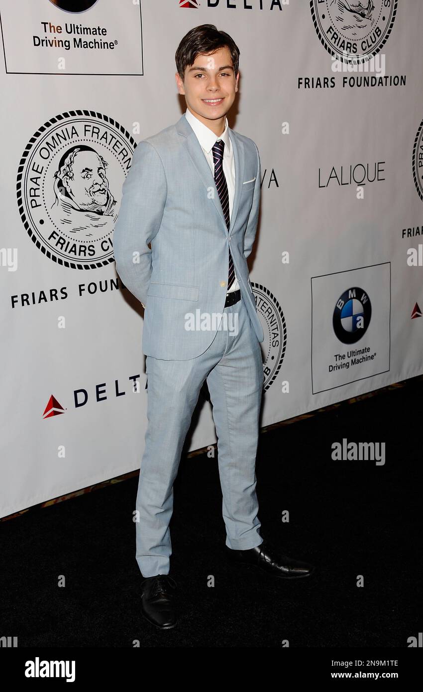 Actor Jake T. Austin attends The Friars Club and Friars Foundation ...