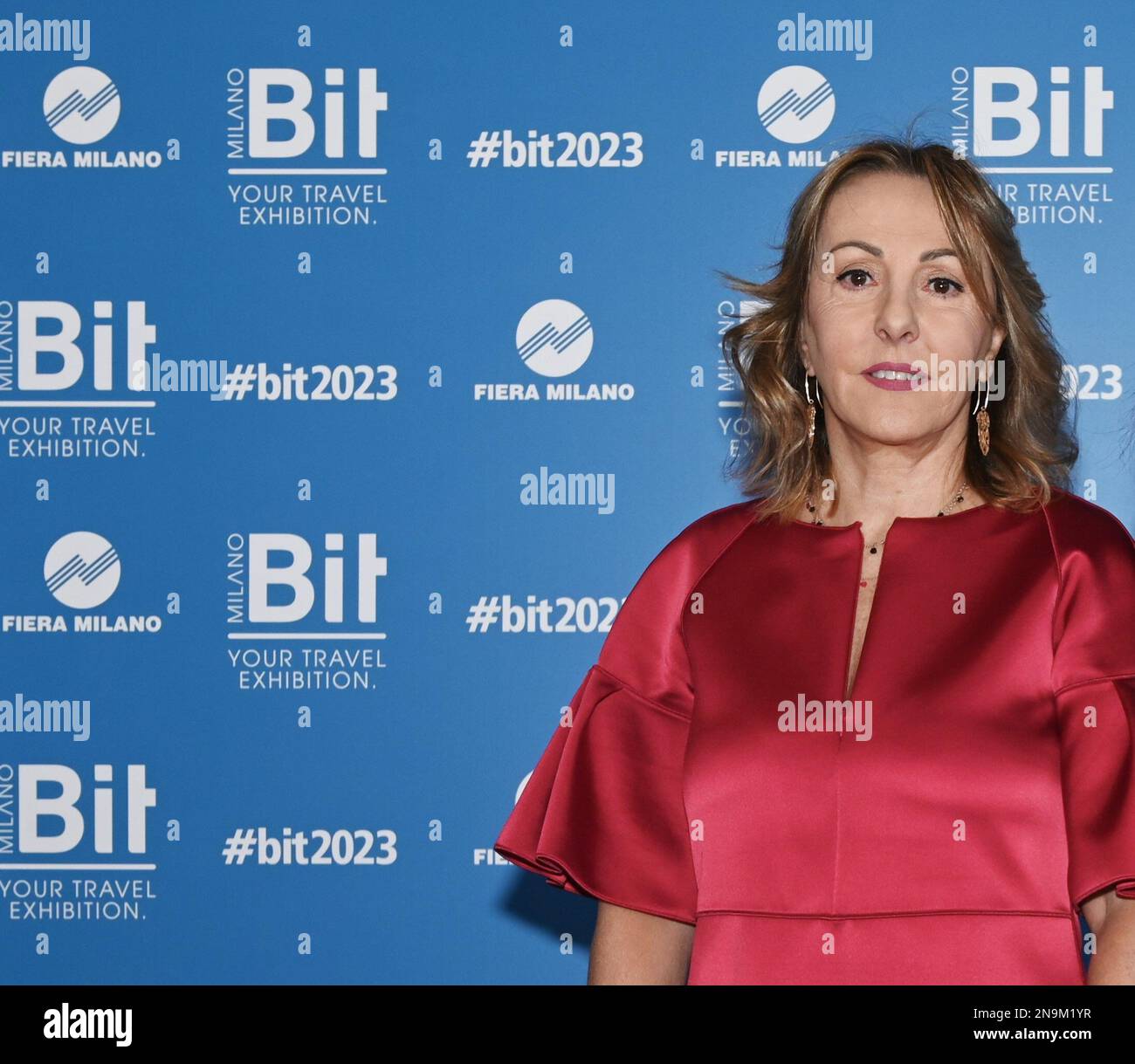 Milan, Italy. 12th Feb, 2023. Milan, Italy Bit 2023 Fieramilano Daniela ...