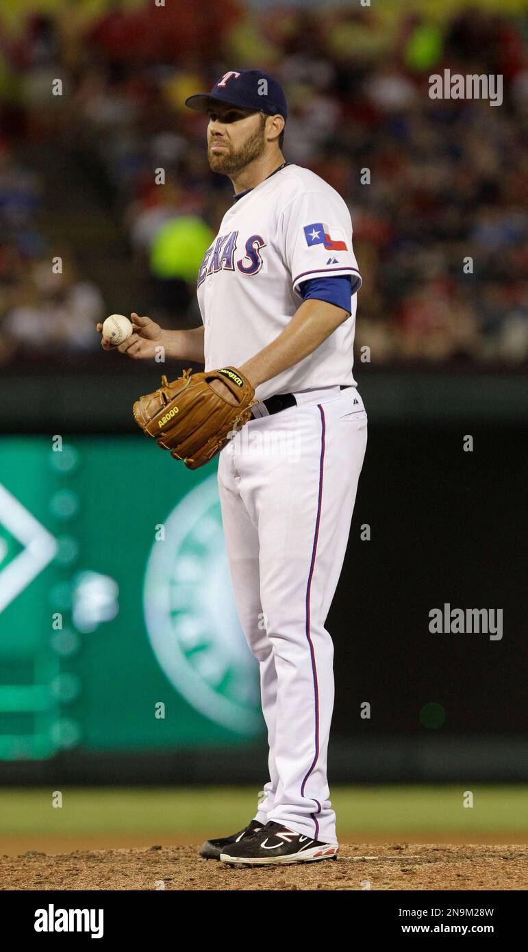 Texas Rangers starting pitcher Colby Lewis (48) during a baseball game ...