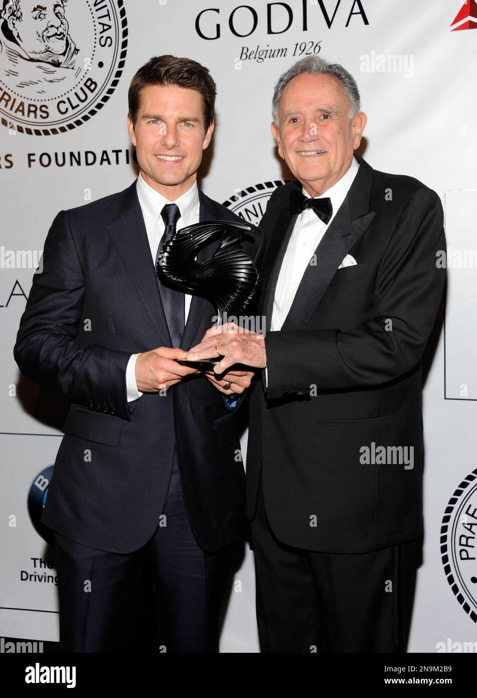 Actor Tom Cruise and Ambassador Joseph Zappala, Chairman of The Friars ...