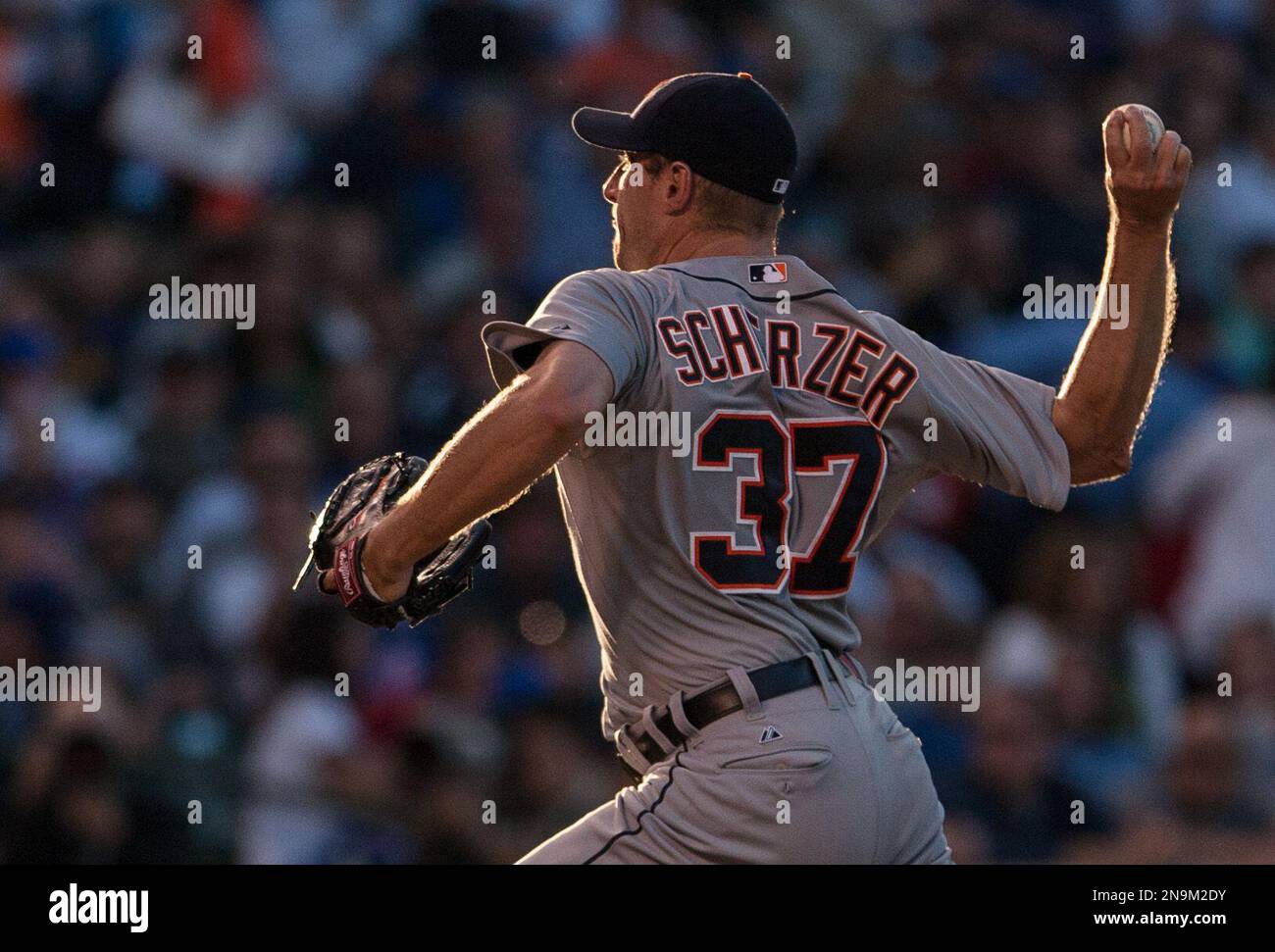 Detroit Tigers starting pitcher Max Scherzer delivers to the Chicago ...