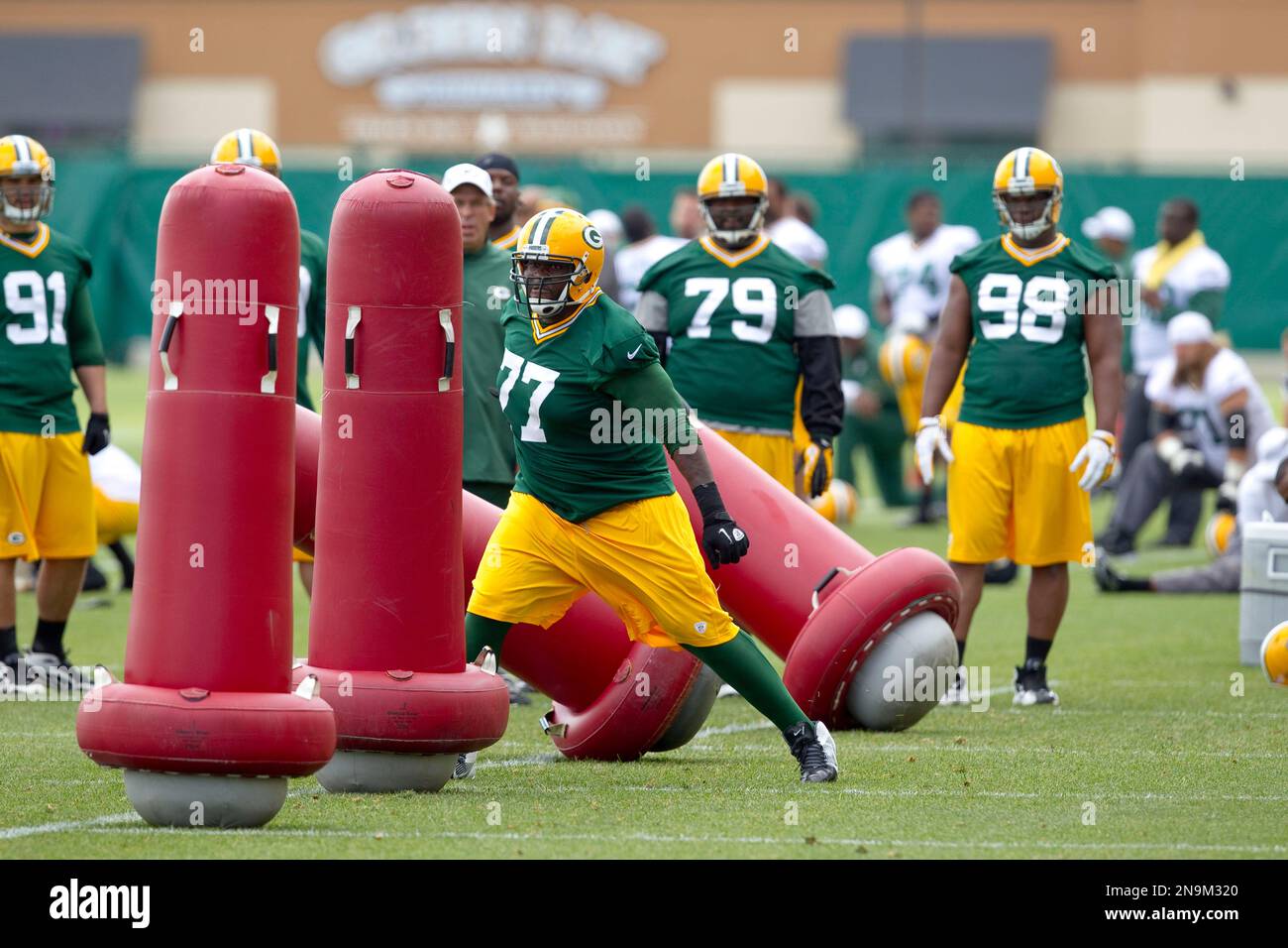 Green Bay Packers Daniel Muir during an NFL football minicamp Tuesday ...