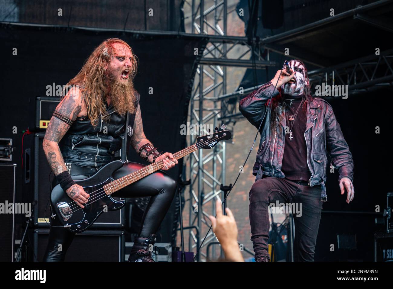 The Gaahl's Wyrd performing at Brutal Assault 2022 festival Stock Photo ...