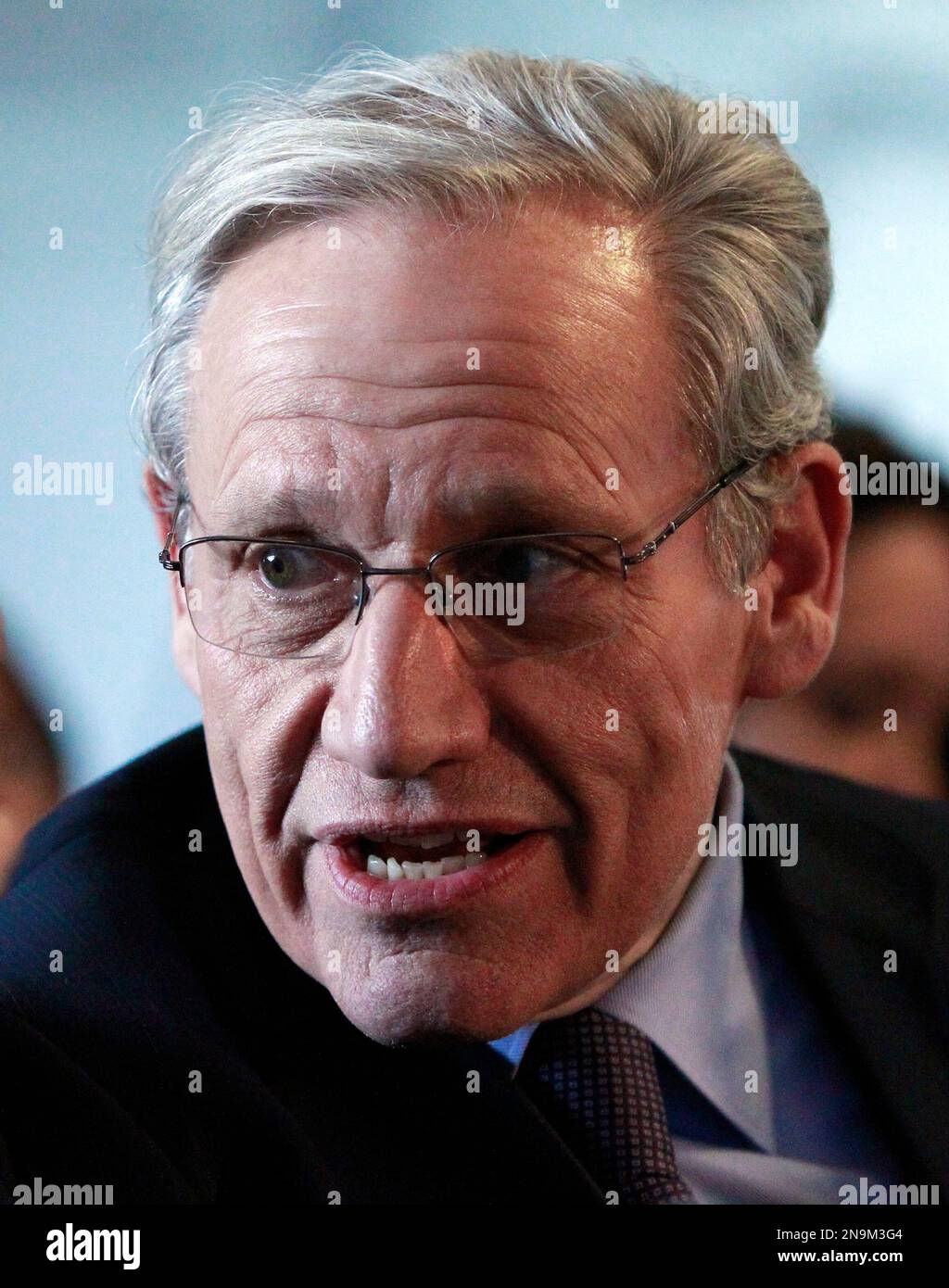 Former Washington Post reporter Bob Woodward speaks during an event ...