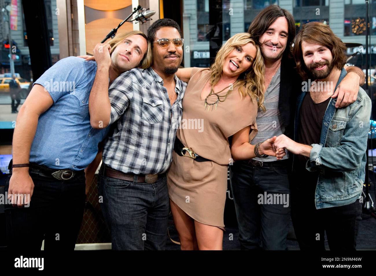 Members of Grace Potter and the Nocturnals, from left to right, Matt ...