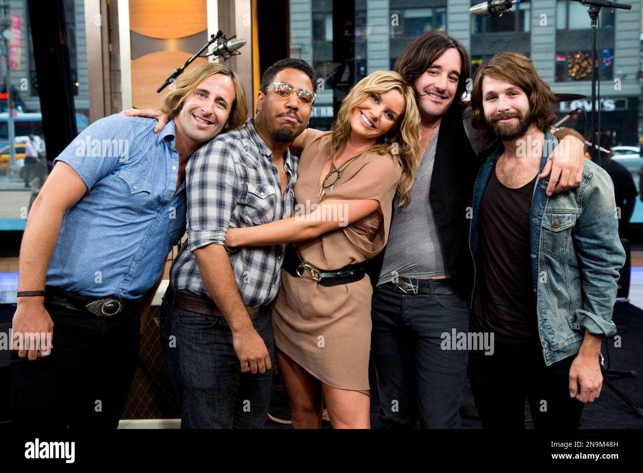 Members of Grace Potter and the Nocturnals, from left to right, Matt ...