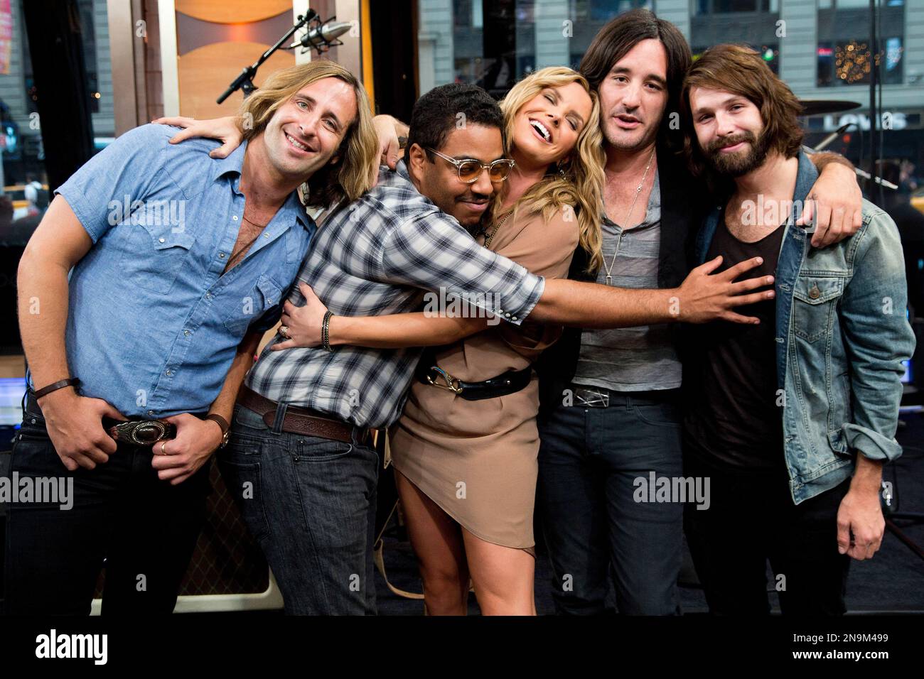 Members of Grace Potter and the Nocturnals, from left to right, Matt ...