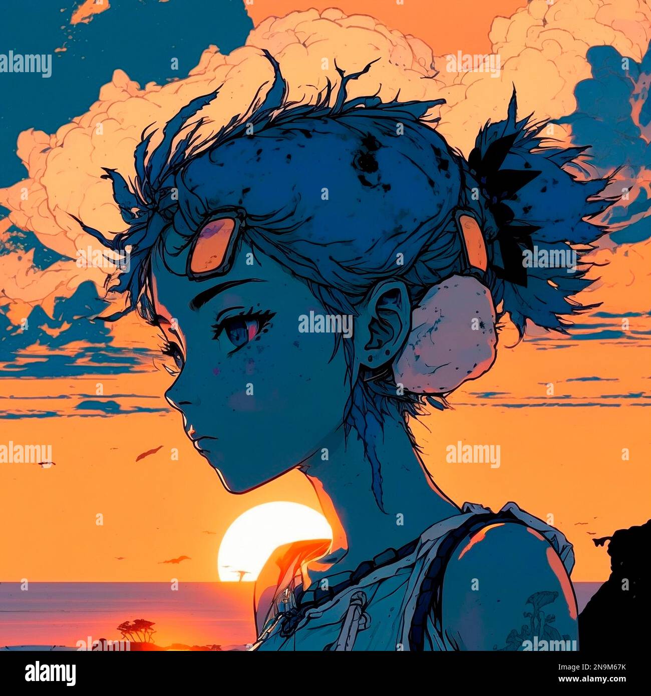 Watching anime hi-res stock photography and images - Alamy