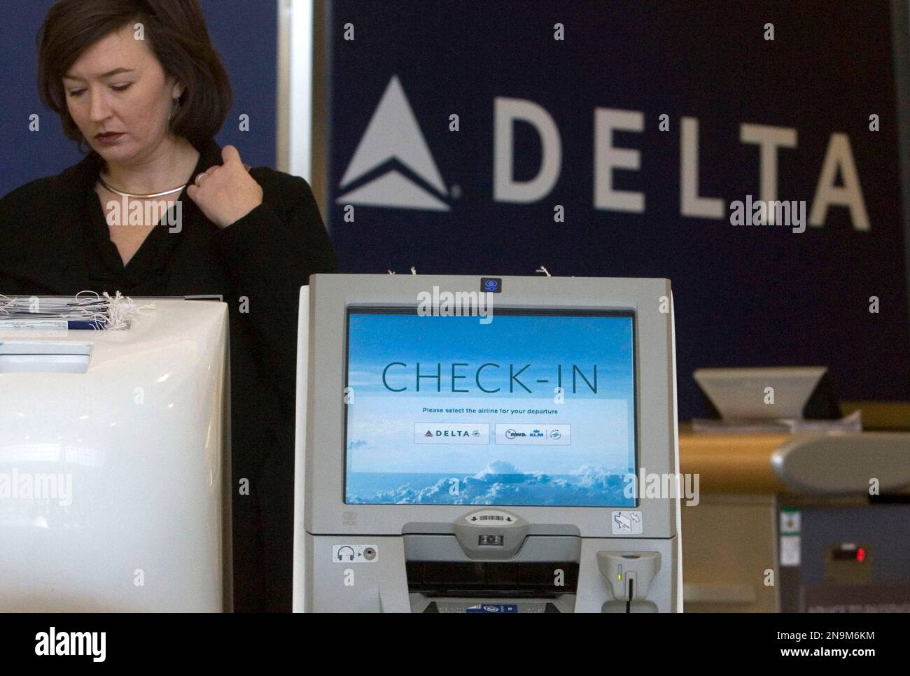 FILE - In this Tuesday, Jan. 26, 2010 photo, an unidentified passenger ...