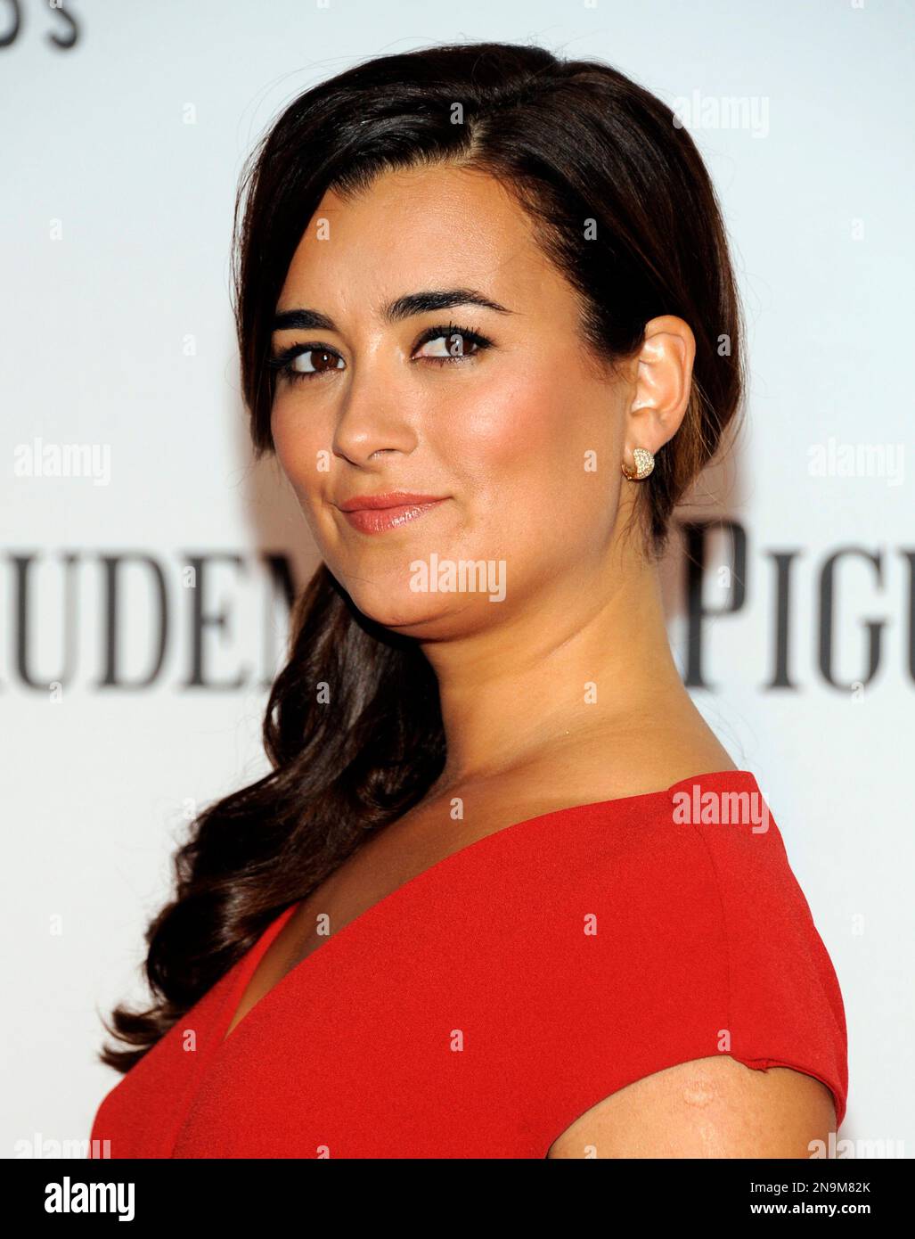 Actress Cote de Pablo arrives at the 66th Annual Tony Awards on Sunday ...