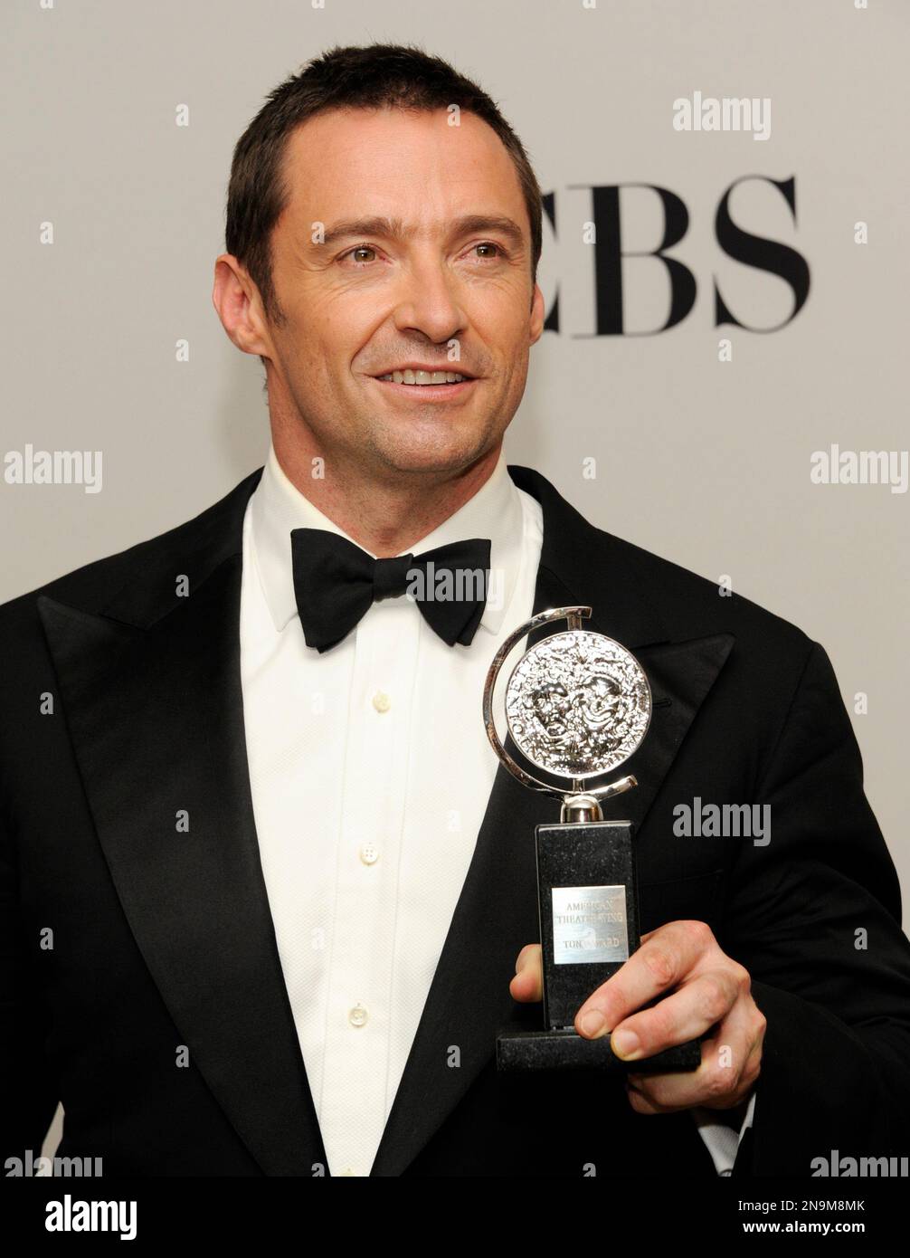 Actor Hugh Jackman poses with his Special Tony Award at the 66th Annual ...