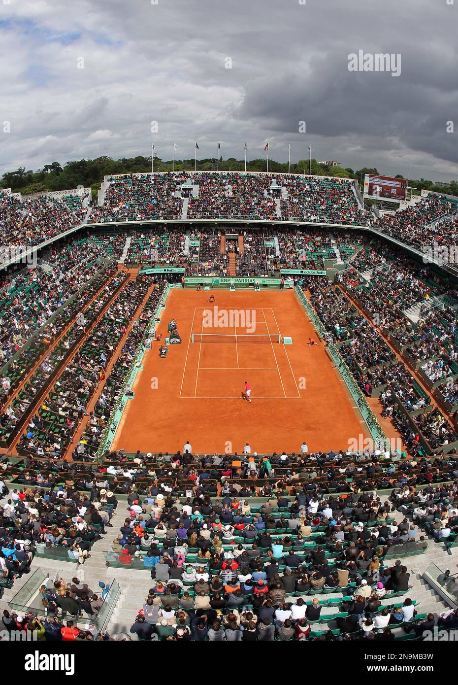 Spain's Rafael Nadal and Serbia's Novak Djokovic play their men's final ...