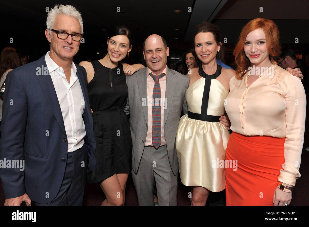 COMMERCIAL IMAGE - In this image provided by AMC, from left, John ...