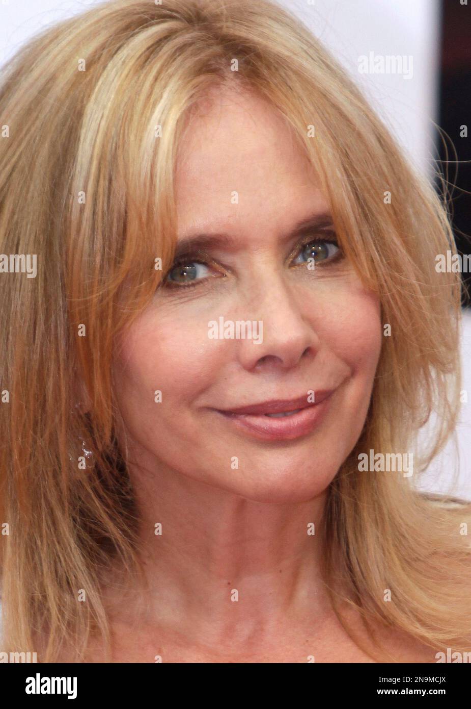 American actress, film director, and producer Rosanna Arquette poses ...