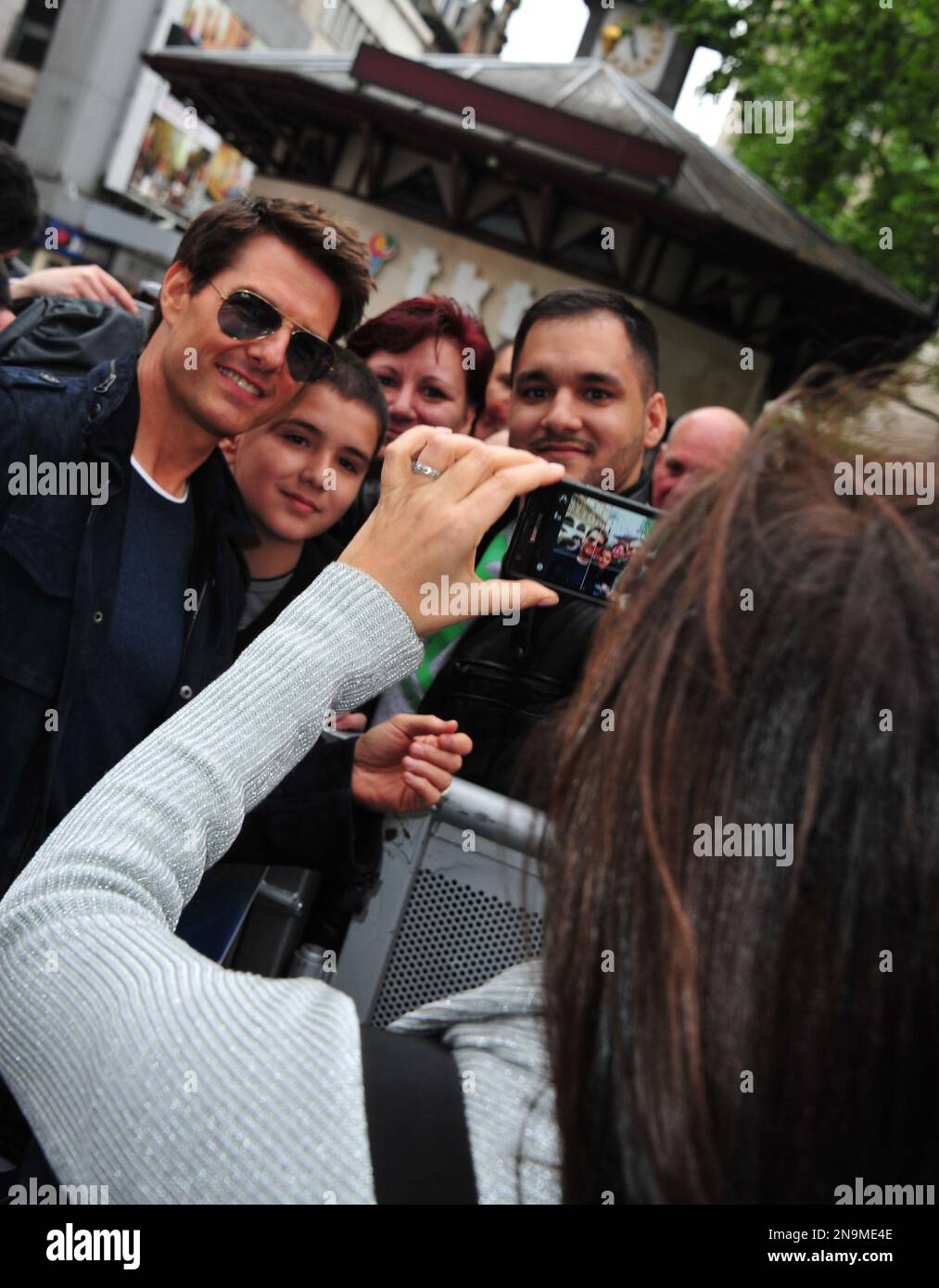 Tom Cruise arrives at the Rock of Ages European Premiere at Odeon West ...
