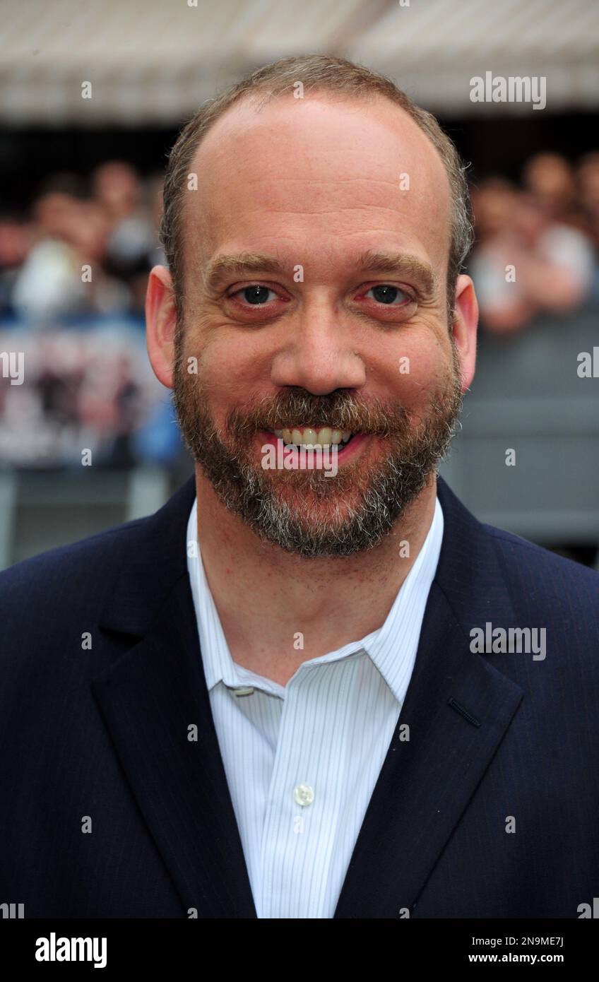 Paul Giamatti arrives at the Rock of Ages European Premiere at Odeon ...