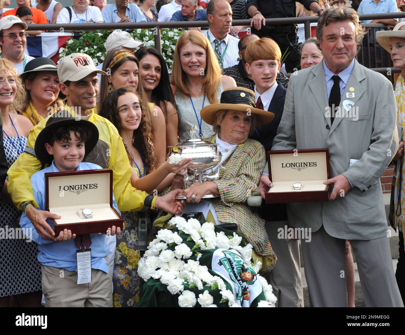 COMMERCIAL IMAGE - In this image provided by Longines, Union Rags owner ...