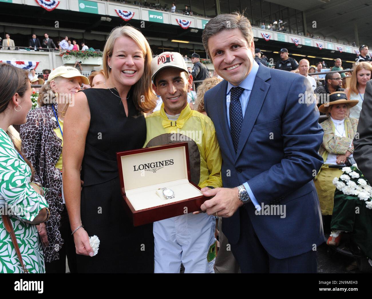 COMMERCIAL IMAGE - In this image provided by Longines, Jennifer Judkins ...