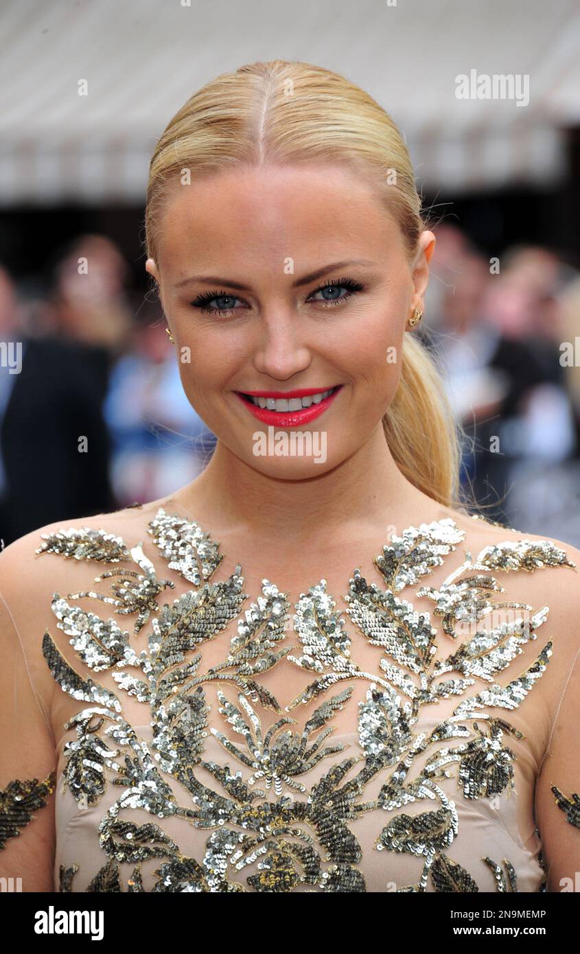 Malin Akerman arrives at the Rock of Ages European Premiere at Odeon ...