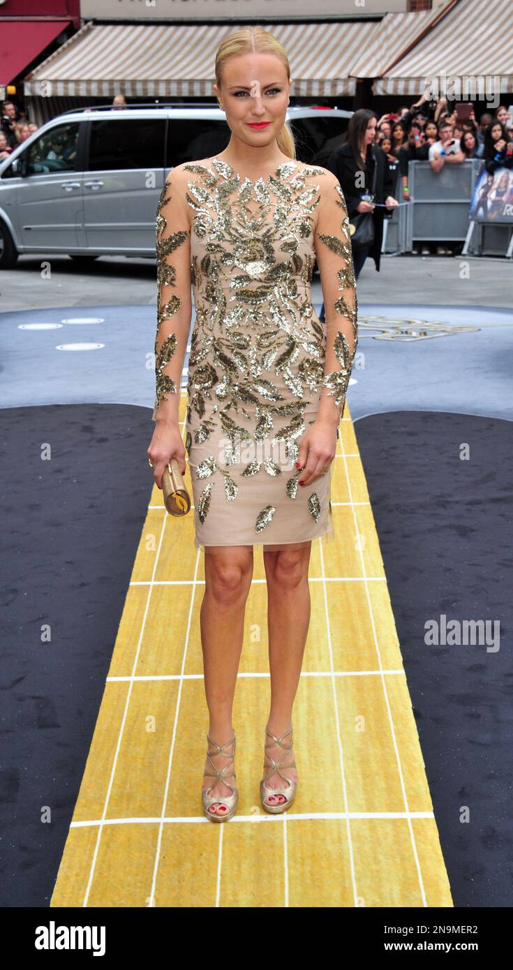 Malin Akerman arrives at the Rock of Ages European Premiere at Odeon ...