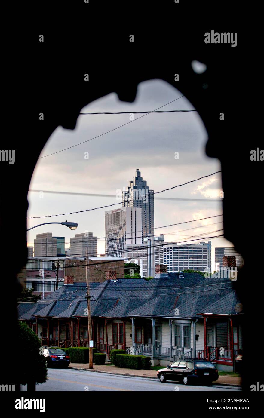 The residential portion of the Sweet Auburn Historic District ...