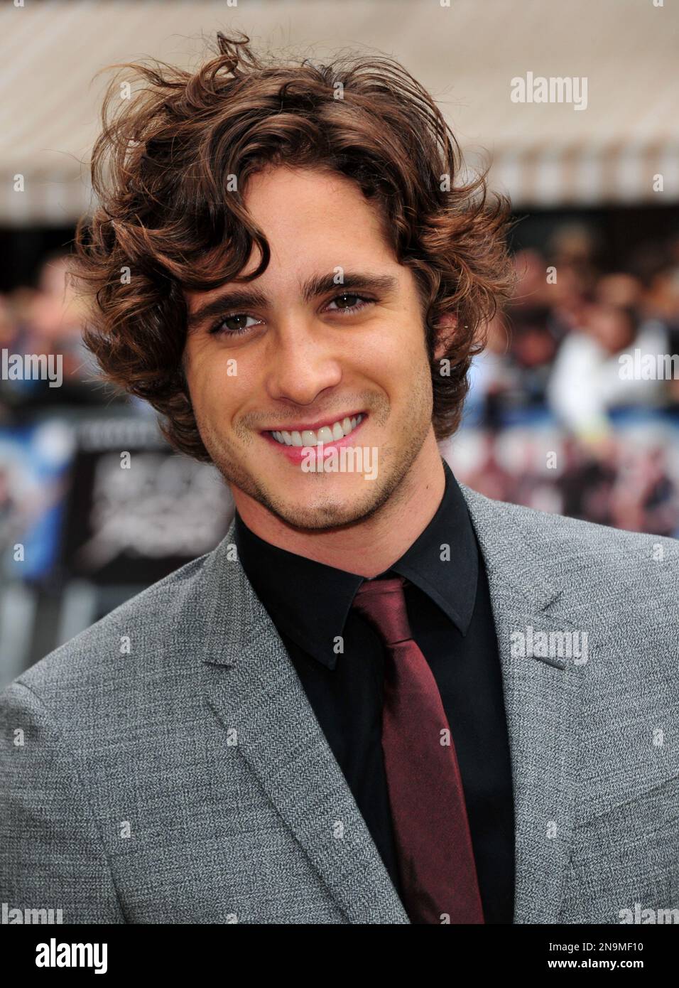 Diego Boneta arrives at the Rock of Ages European Premiere at Odeon ...