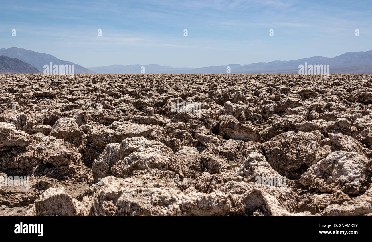 Devil's Golf Course - Death Valley National Park in California, USA ...