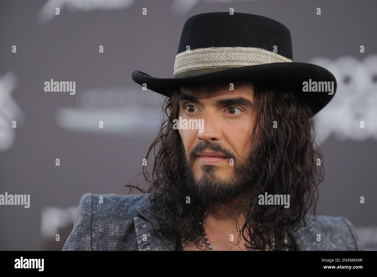 Russell Brand arrives at the "Rock of Ages" premiere at Grauman's ...