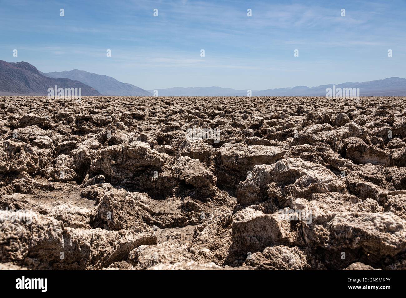 Devil's Golf Course - Death Valley National Park in California, USA ...