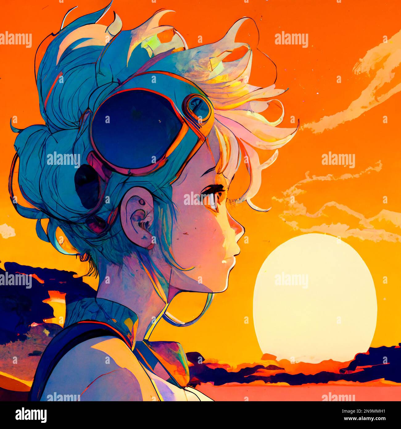 Watching anime hi-res stock photography and images - Alamy
