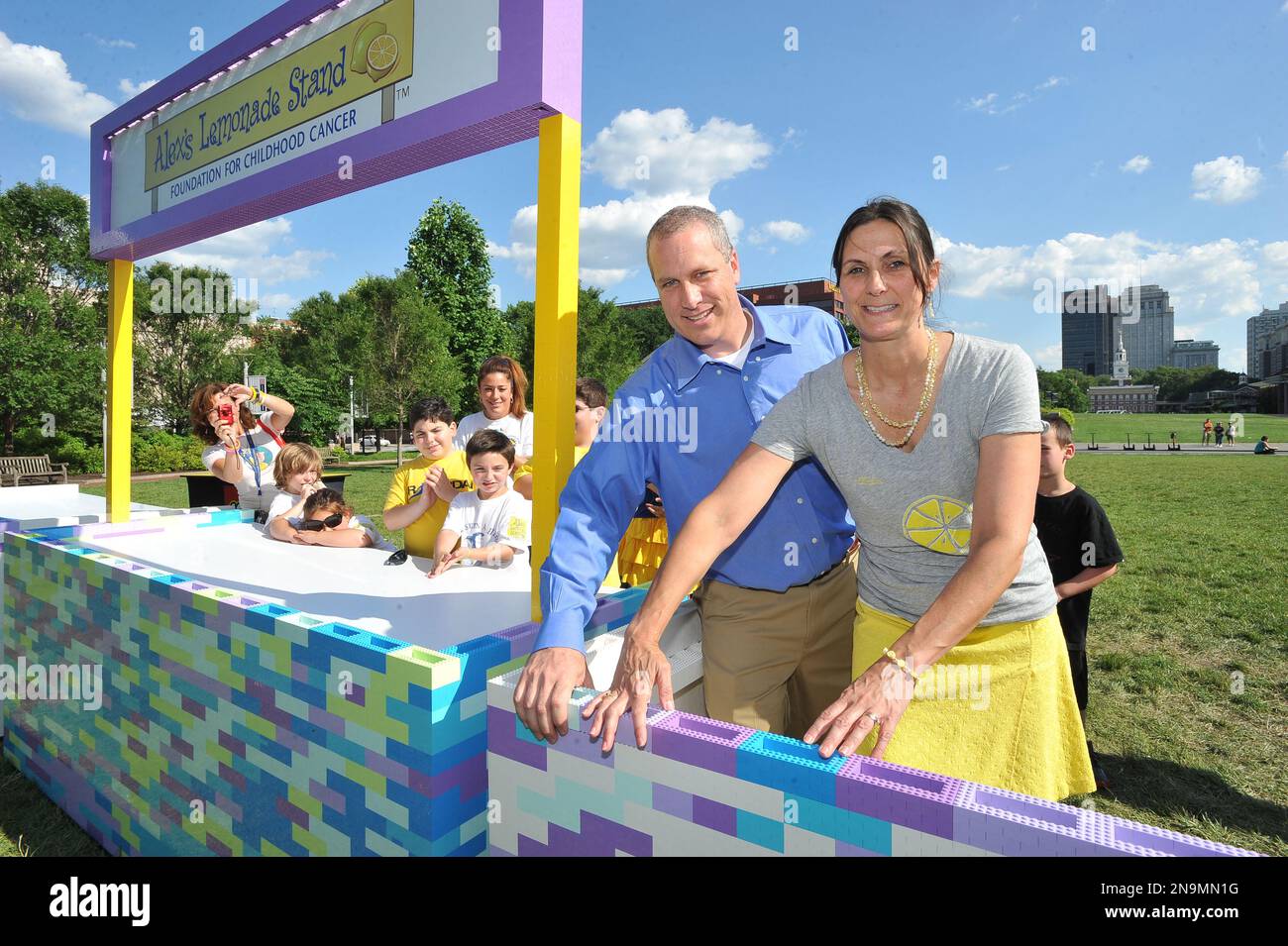 COMMERCIAL IMAGE - In this image provided by LEGO, Alex’s Lemonade ...