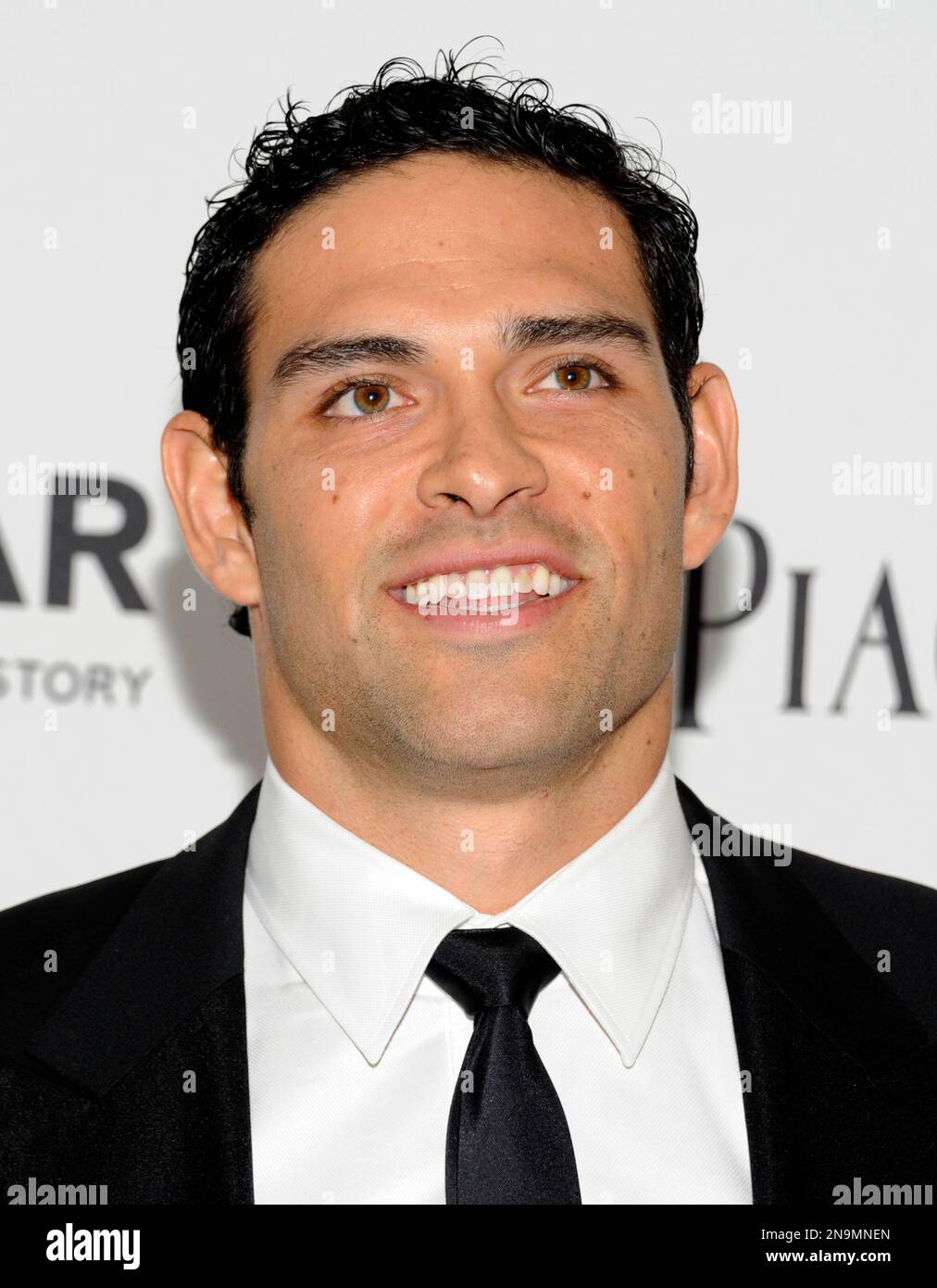 NFL Quarterback Mark Sanchez arrives at the amfAR Inspiration gala at ...