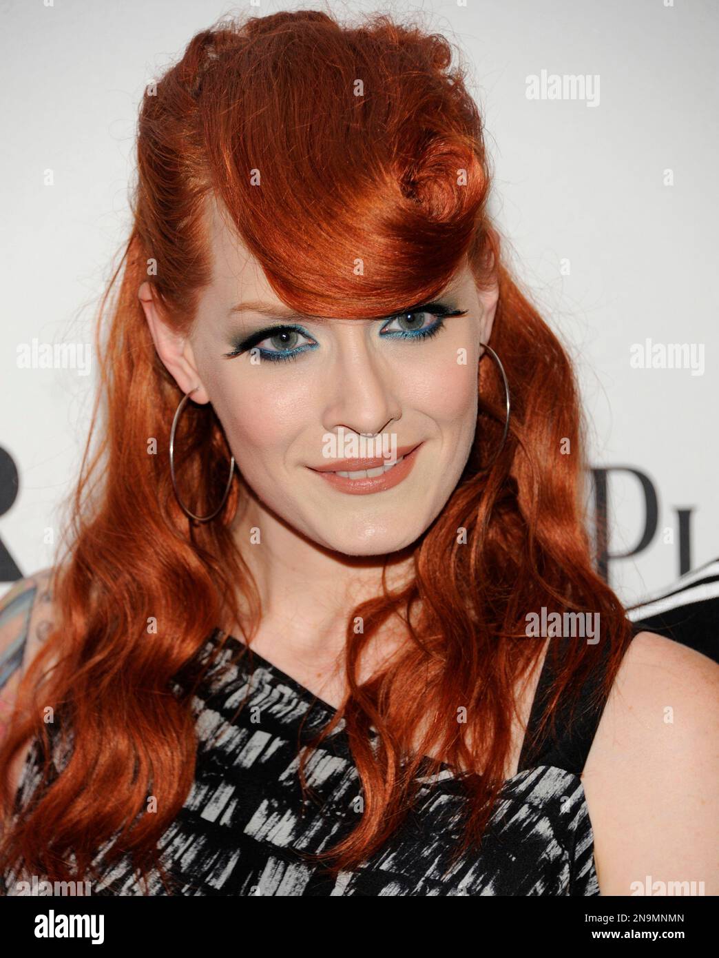 Singer Ana Matronic from the Scissor Sisters arrives at the amfAR ...