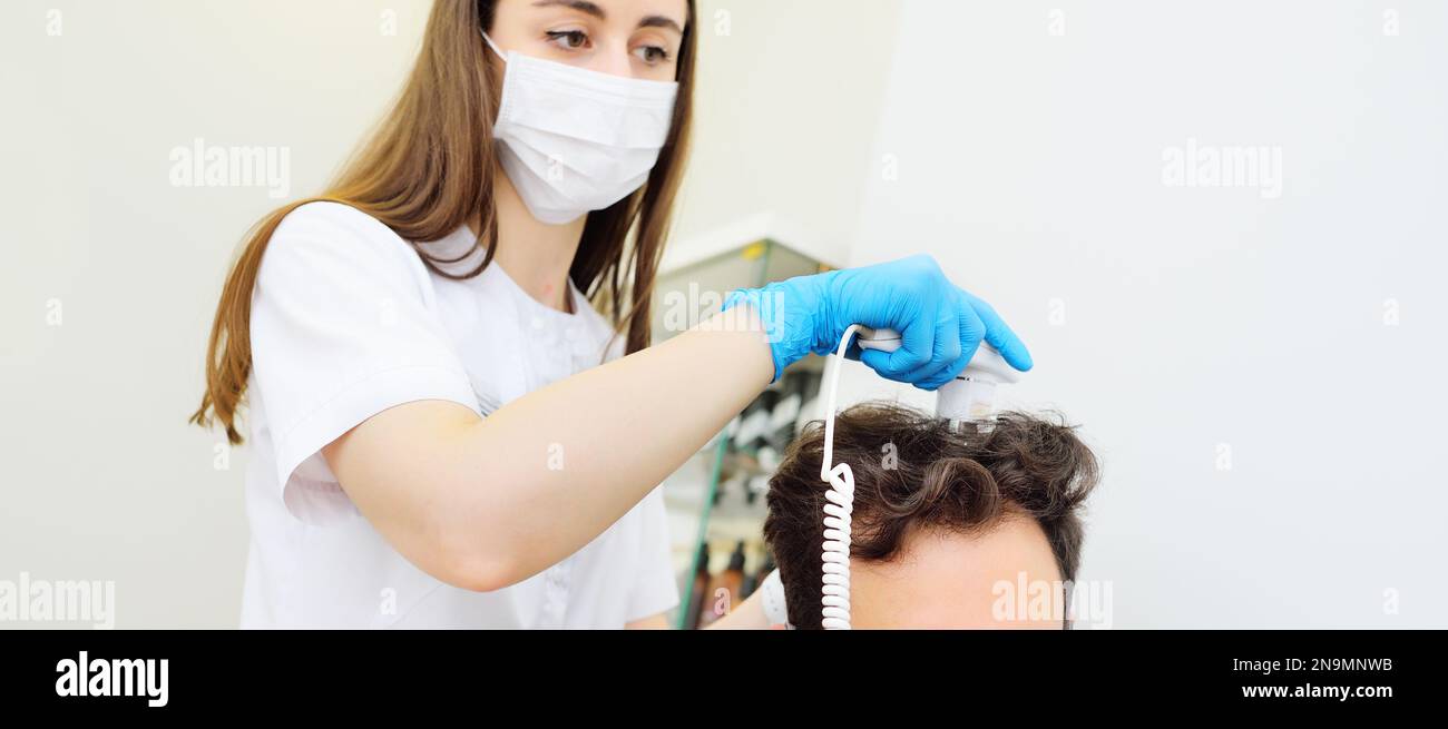 Trichodermatoscopy hi-res stock photography and images - Alamy