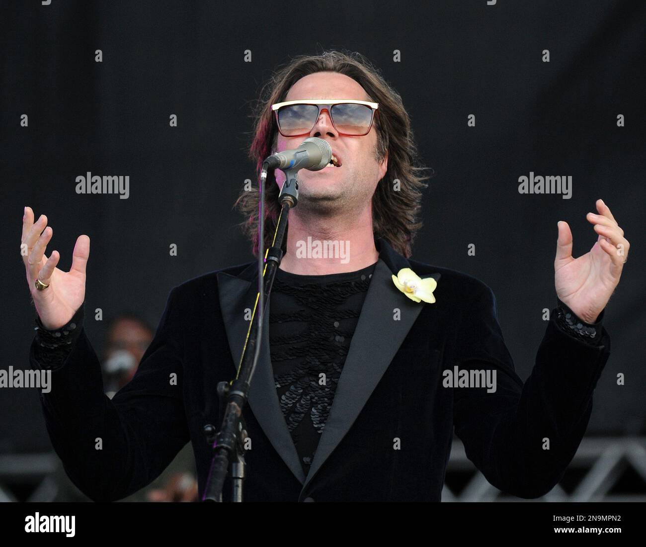 American-Canadian singer and songwriter, Rufus Wainwright performs ...