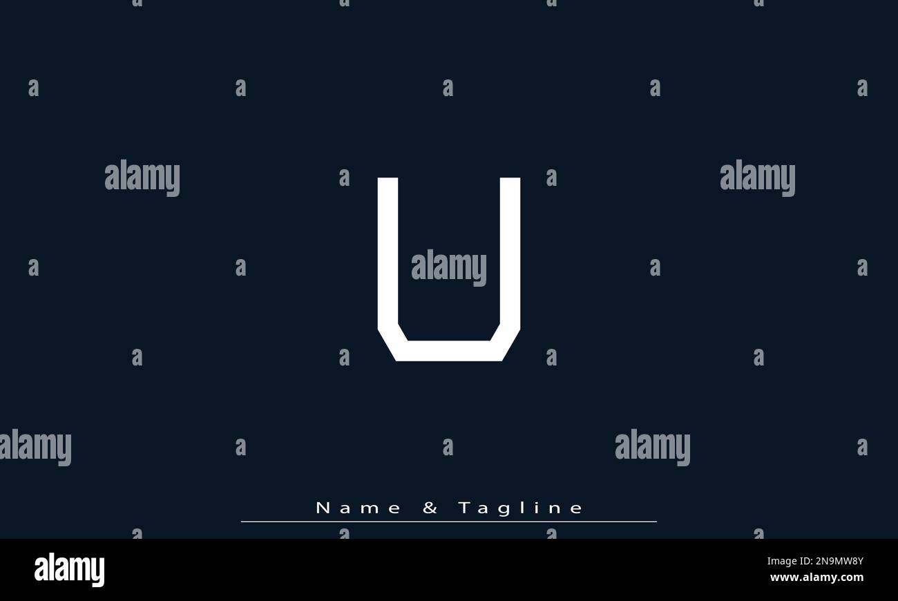 Alphabet letters Initials Monogram logo U Stock Vector Image & Art - Alamy