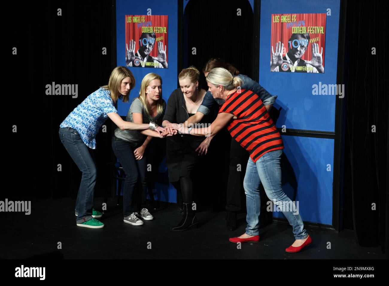 From left, Shulie Cowen, Angela Kinsey, Betty Cahill, Kate Walsh and ...