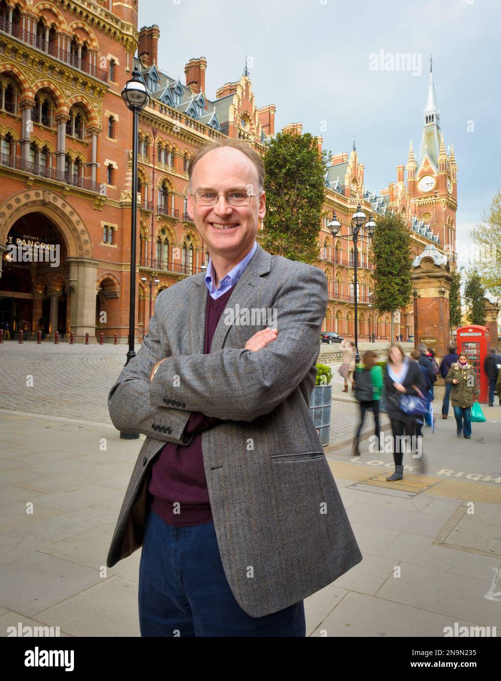 Scientist and author Matt Ridley is photographed outside St Pancreas ...