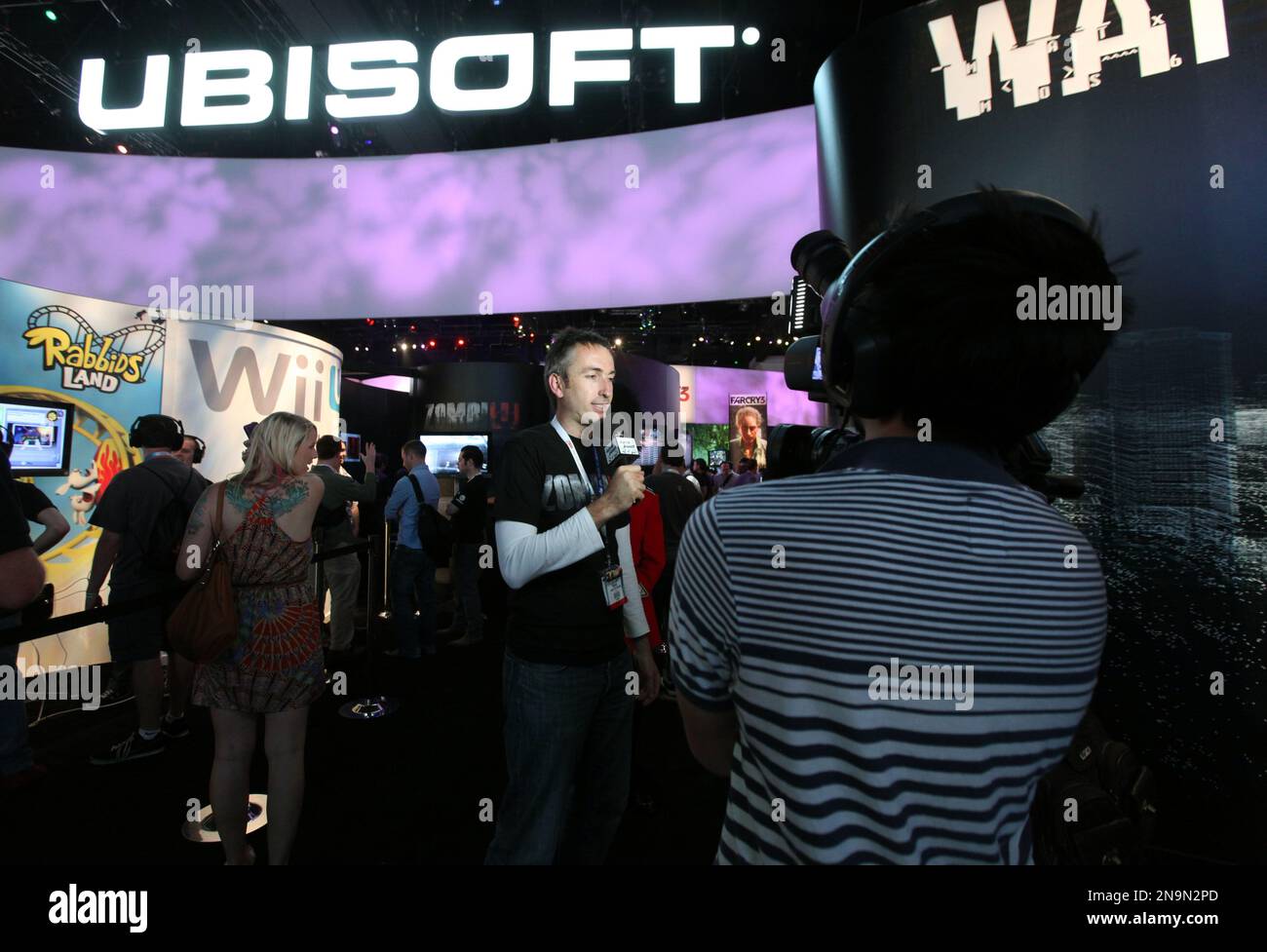 Producer Guillaume Brunier talks about ZombiU at the Ubisoft booth on ... Producer Guillaume Brunier talks about ZombiU at the Ubisoft booth on ...