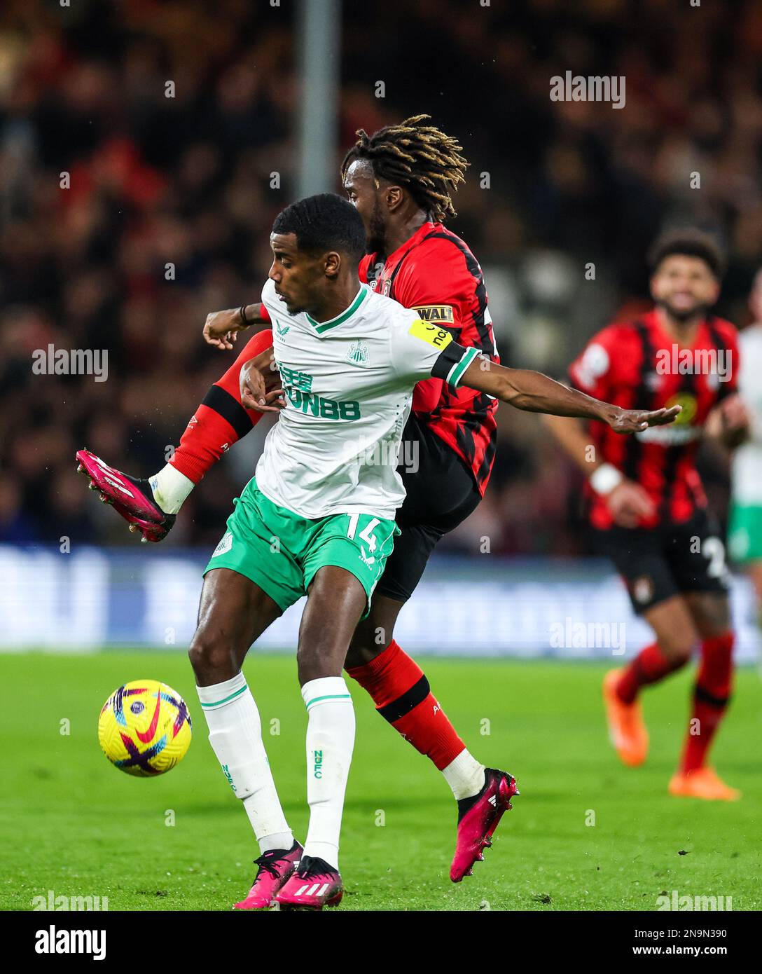 Newcastle United's Alexander Isak in action during the Premier League ...