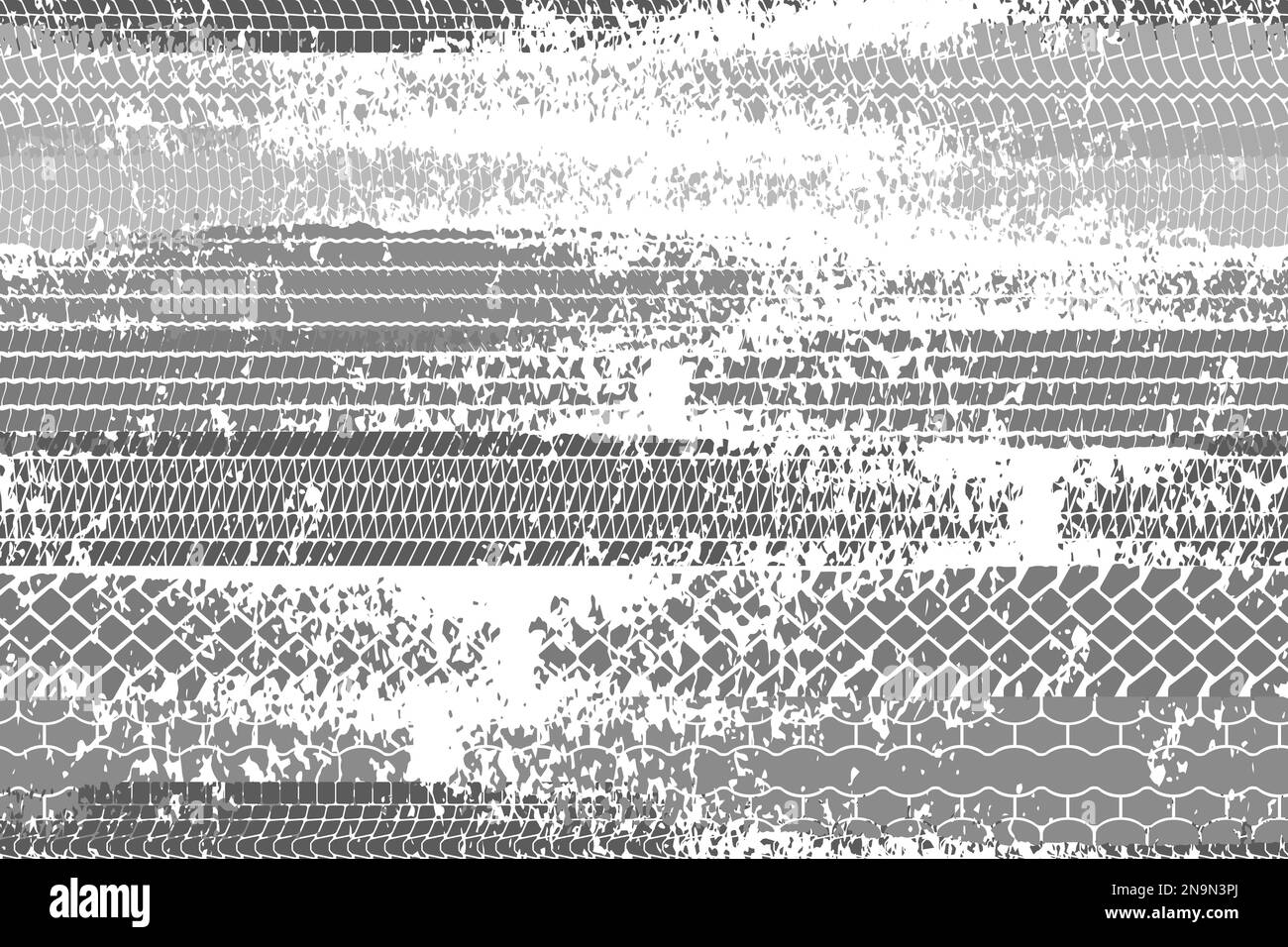 Horizontal tire tread print with grunge effect seamless pattern ...