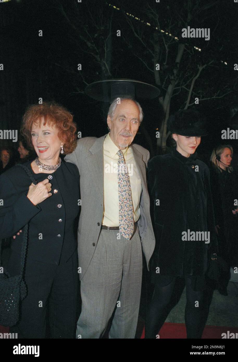 Film director Robert Altman, with his wife Kathryn on his arm, arrives ...
