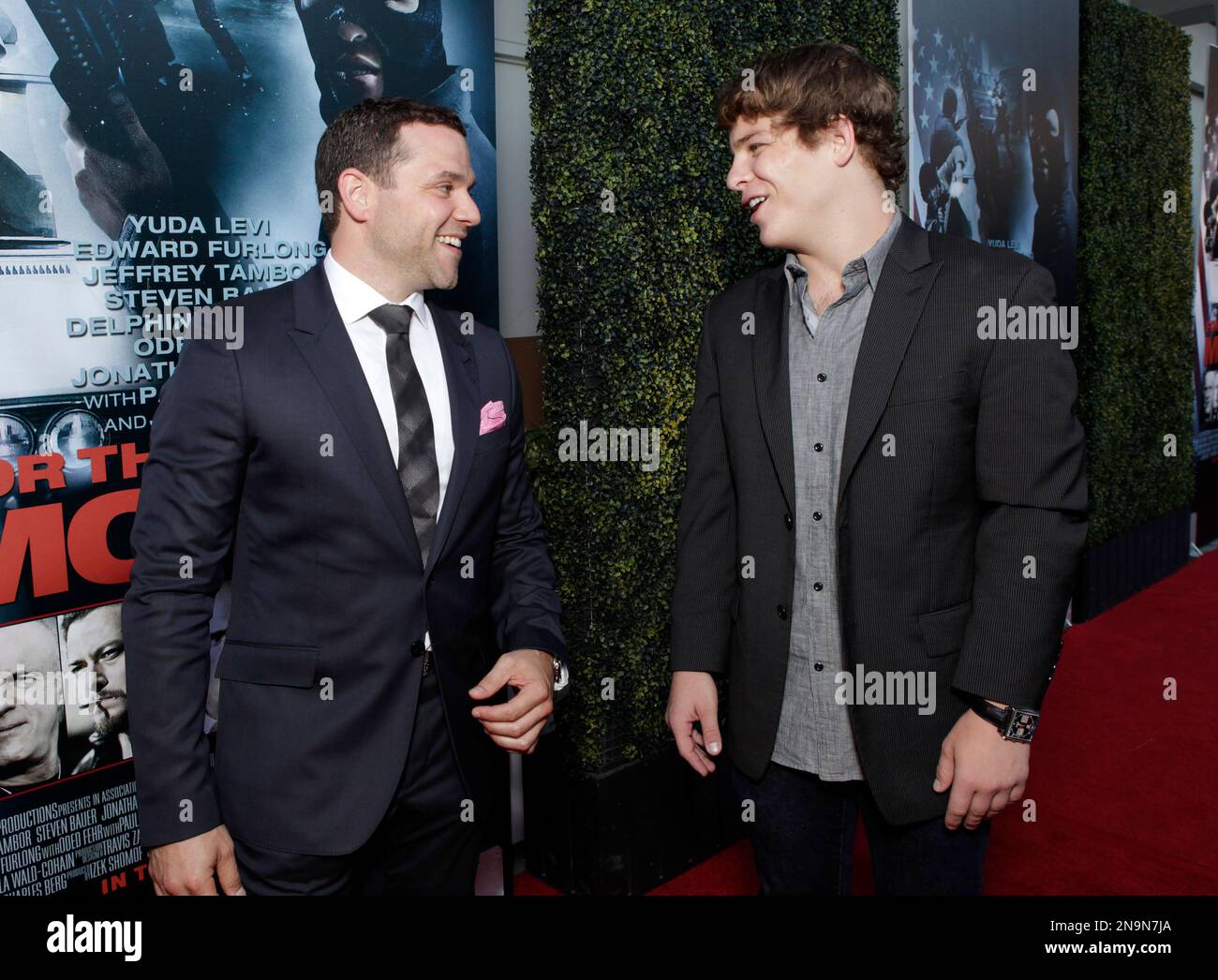 Actors Joshua Bitton and Jonathan Lipnicki arrive at the world premiere ...