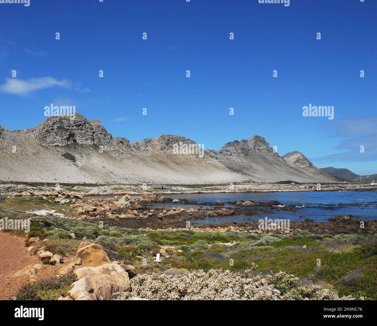 The gorgeous natural beauty of the sea and mountainous landscape of ...