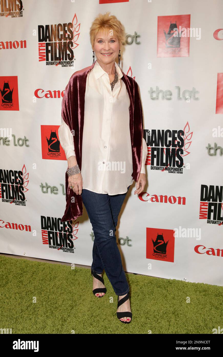 Actress Dee Wallace arrives at the Fuzz Track City World Premiere at ...