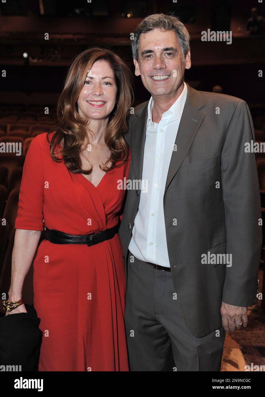 Dana Delany and Randall Arney attend the "Backstage At The Geffen ...