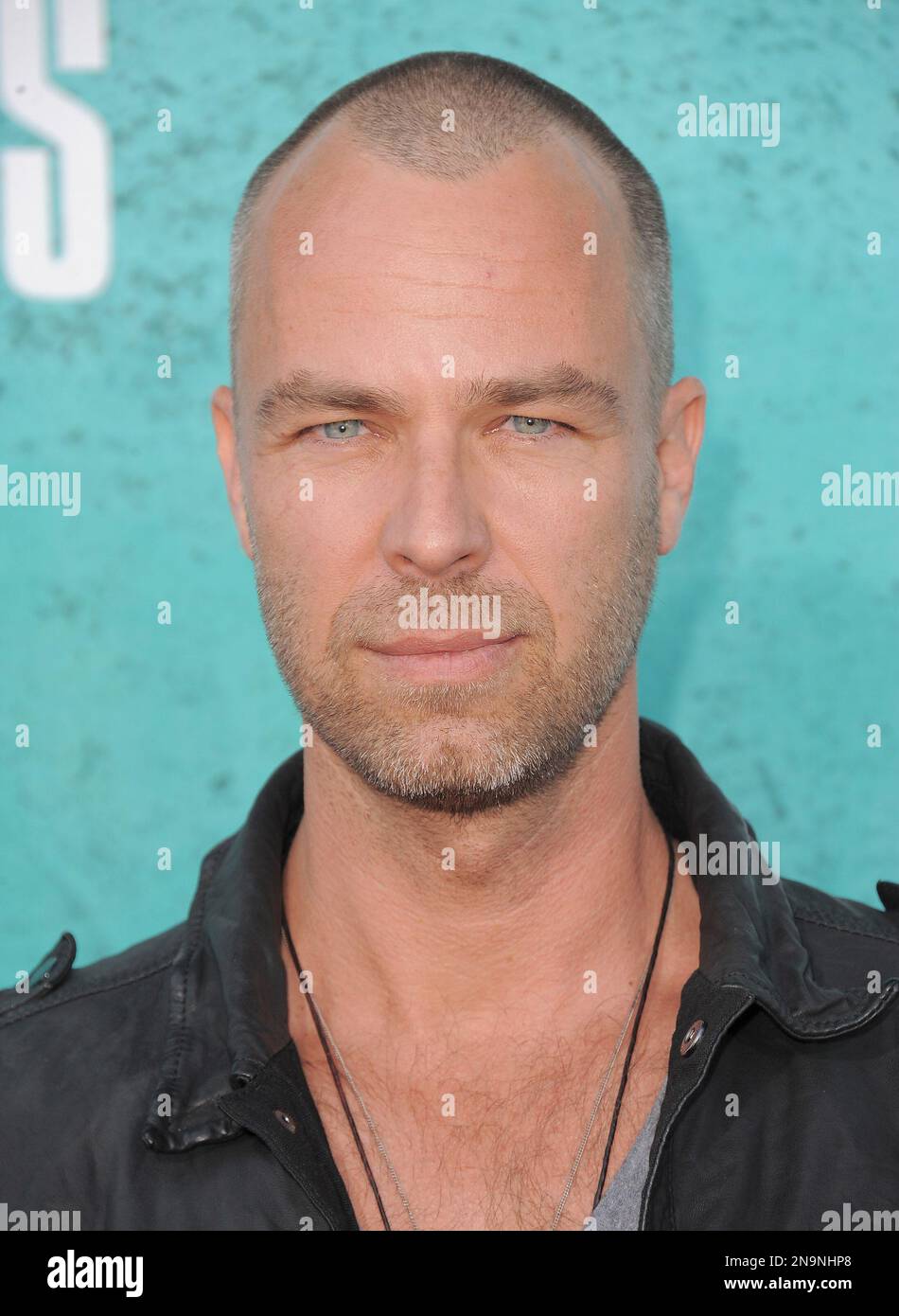 JR Bourne arrives at the MTV Movie Awards on Sunday, June 3, 2012 in ...