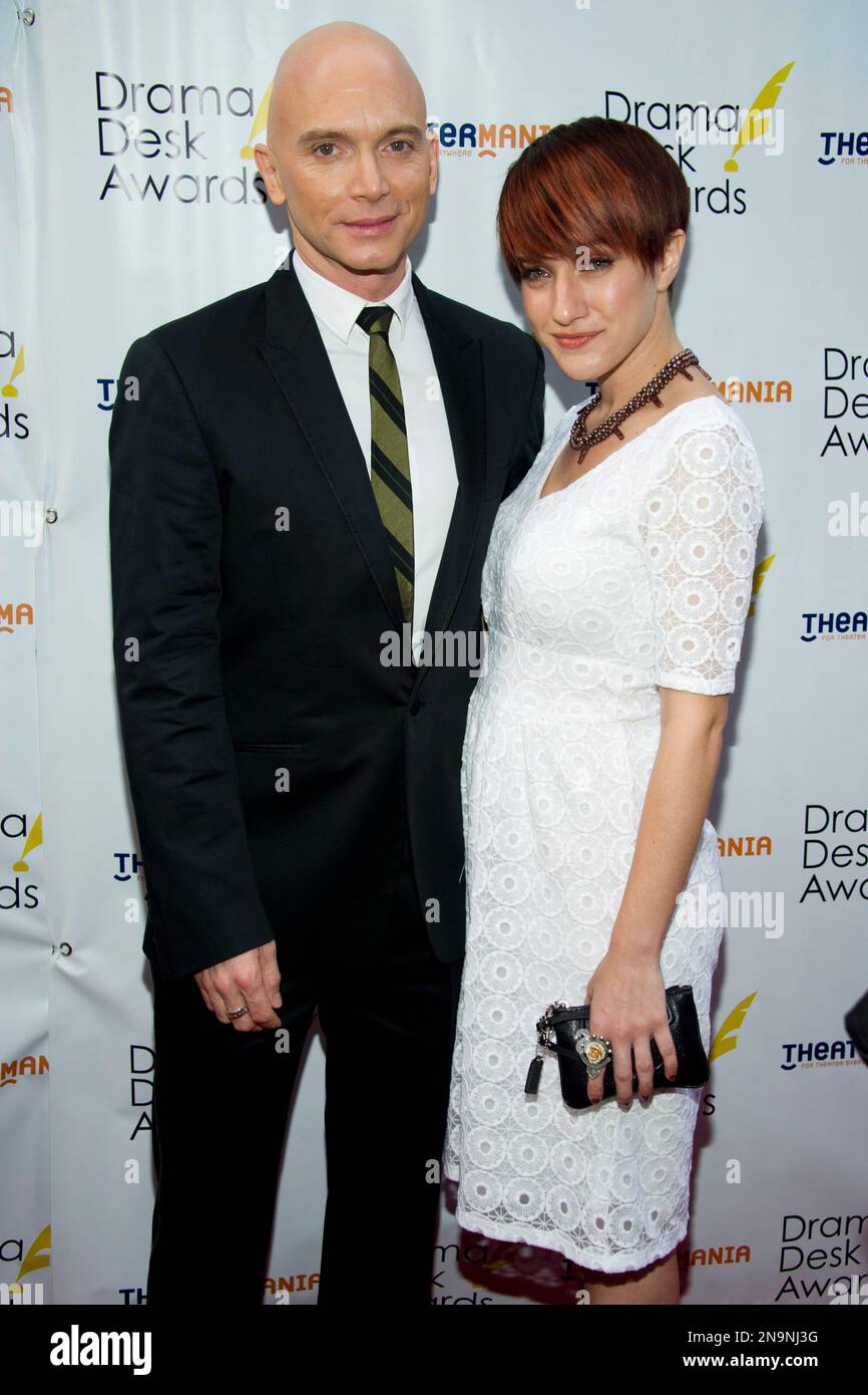 Michael Cerveris and Kimberly Kaye arrive at the 57th Annual Drama Desk ...