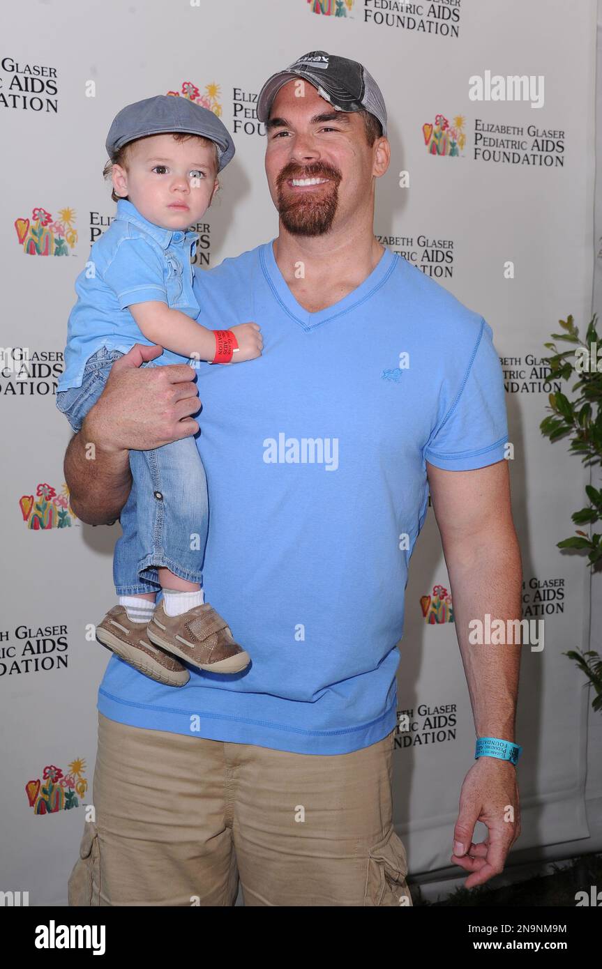 Brandon Molale and his son, Brodie Kealoha Molale attends A Time for ...